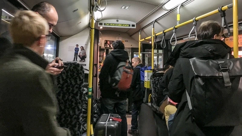 How to get from Tegel Airport to Berlin destinations by TXL Bus