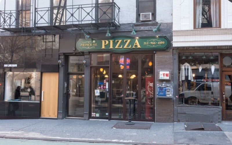 Prince Street Pizza for one of the best slices in New York City