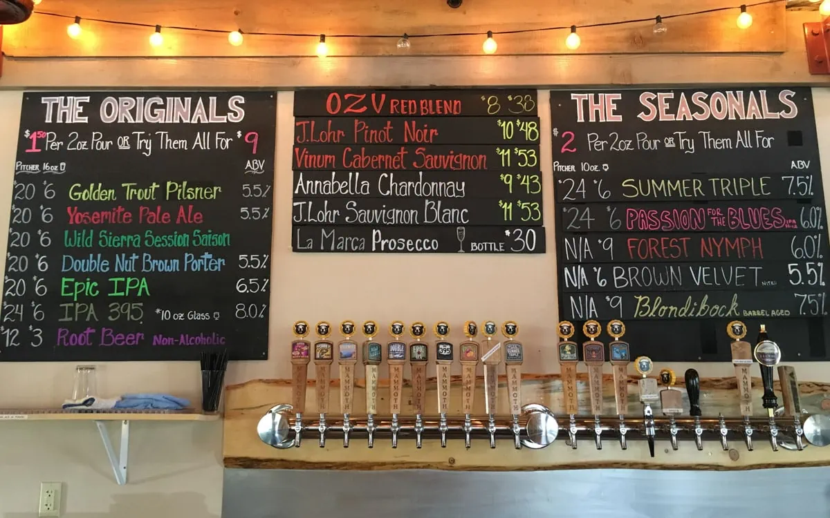 The EATery at Mammoth Brewing Company in Mammoth Lakes, CA