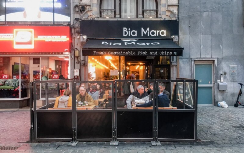 Bia Mara: Sustainable fish and chips in Brussels, Belgium