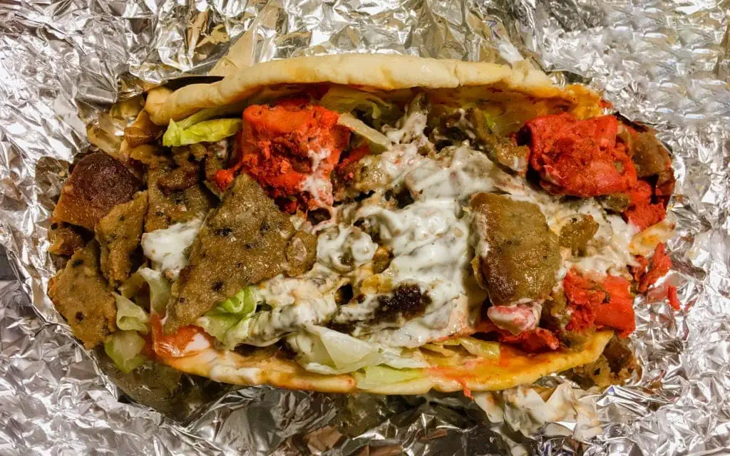 Mediterranean Halal Food Cart in Baltimore, Maryland Mediterranean Halal Food Cart in Baltimore, Maryland