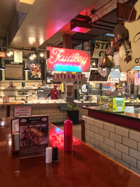 Faidley's Seafood: Crab Cakes at Baltimore's Lexington Market