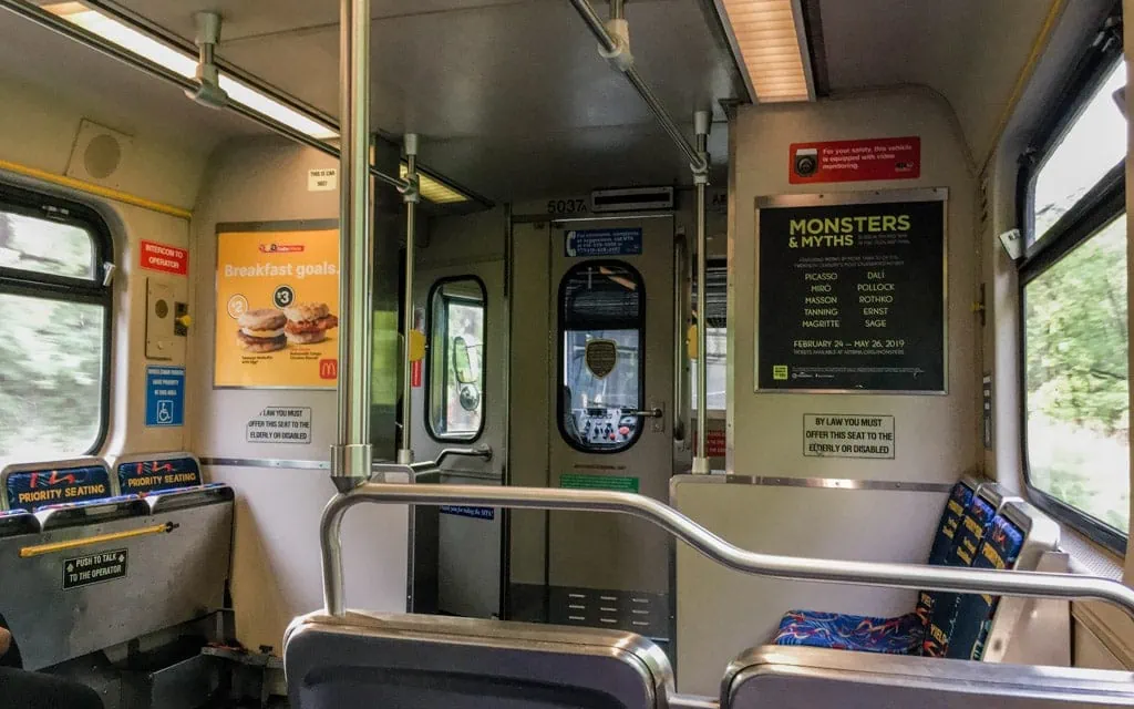 How to get from BWI Airport to downtown Baltimore by Light RailLink train