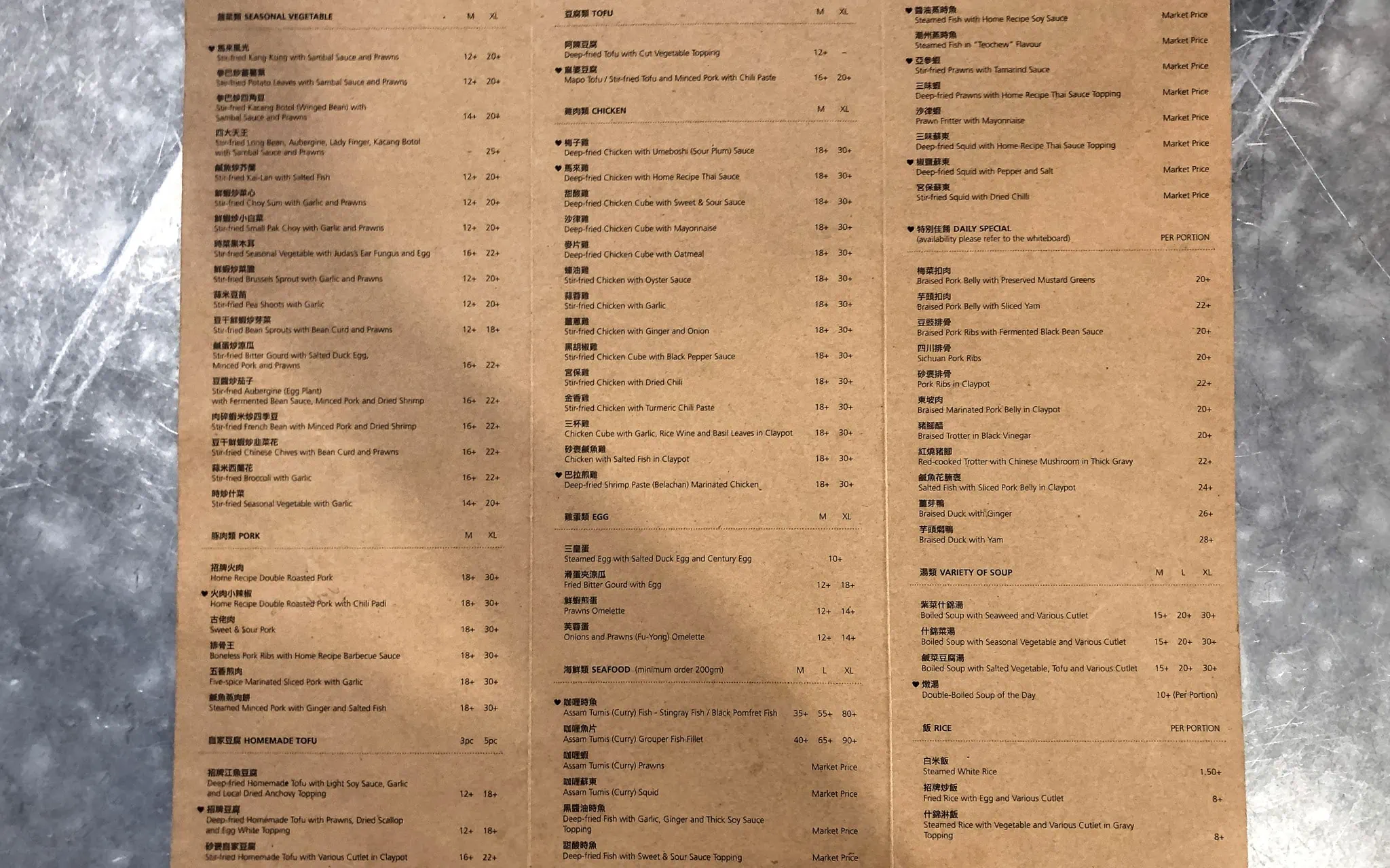 Tek Sen Restaurant: Best Chinese food in Penang, Malaysia