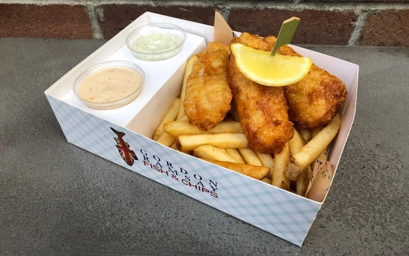 Gordon Ramsay Fish & Chips at The LINQ Promenade on Las Vegas Strip