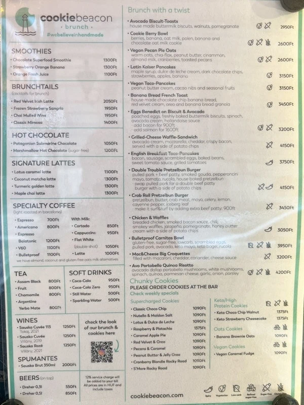 Cookie Beacon: Brunch in Budapest, Hungary - The Travel Mentor