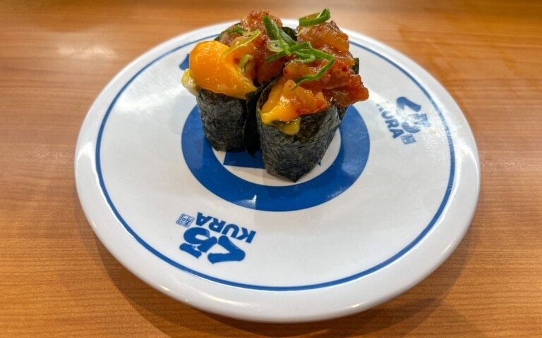 Kura Sushi: Popular conveyor belt sushi chain in Osaka, Japan