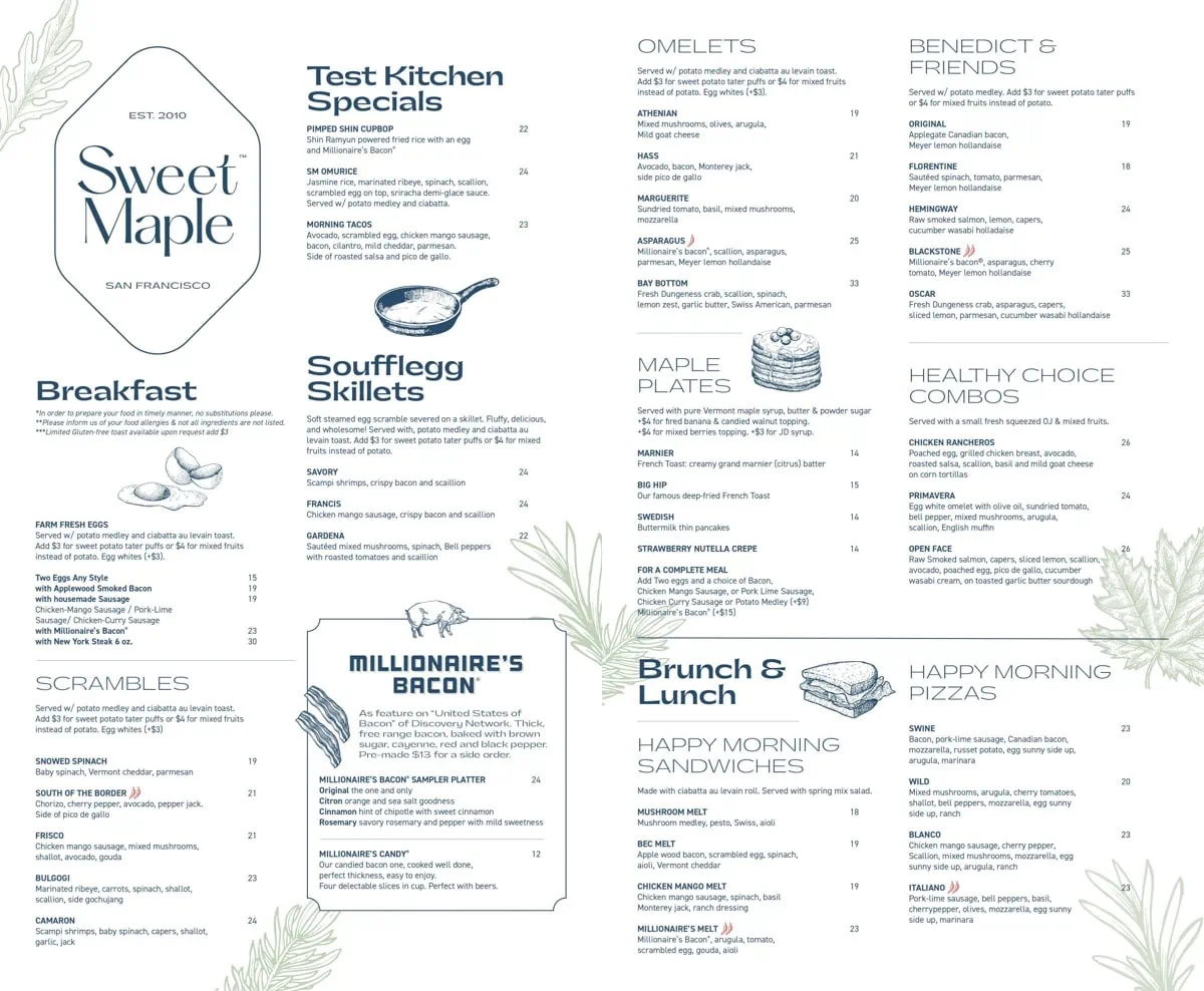 Sweet Maple: Bacon and Brunch in San Francisco