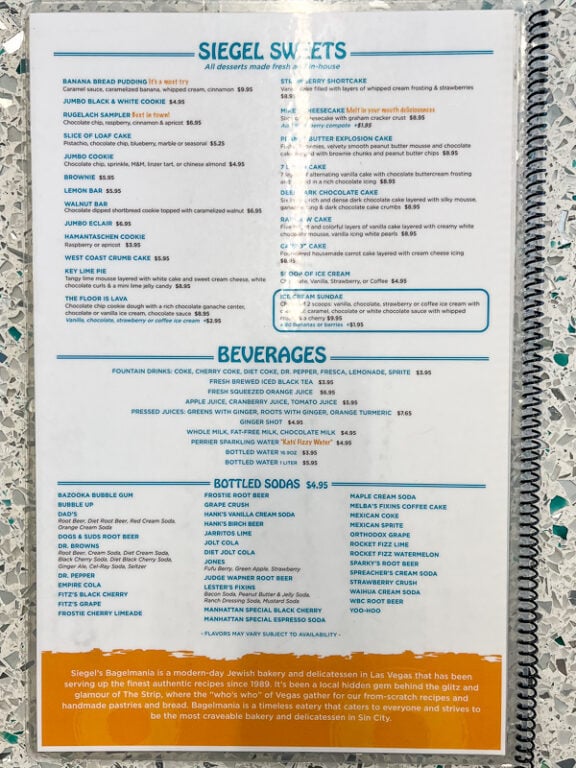 Siegel’s Bagelmania: Local Jewish Deli in Las Vegas, Nevada - The ...