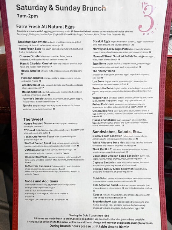 3rd Coast Café: Brunch in Chicago, Illinois - The Travel Mentor